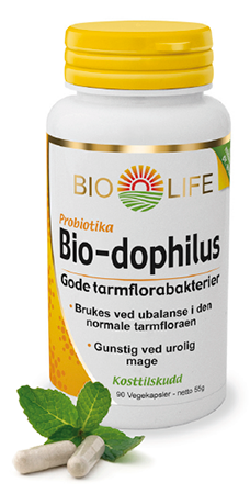 BIO LIFE BIO-DOPHILUS PROBIOTIKA 90 Kapsler | Vita.no