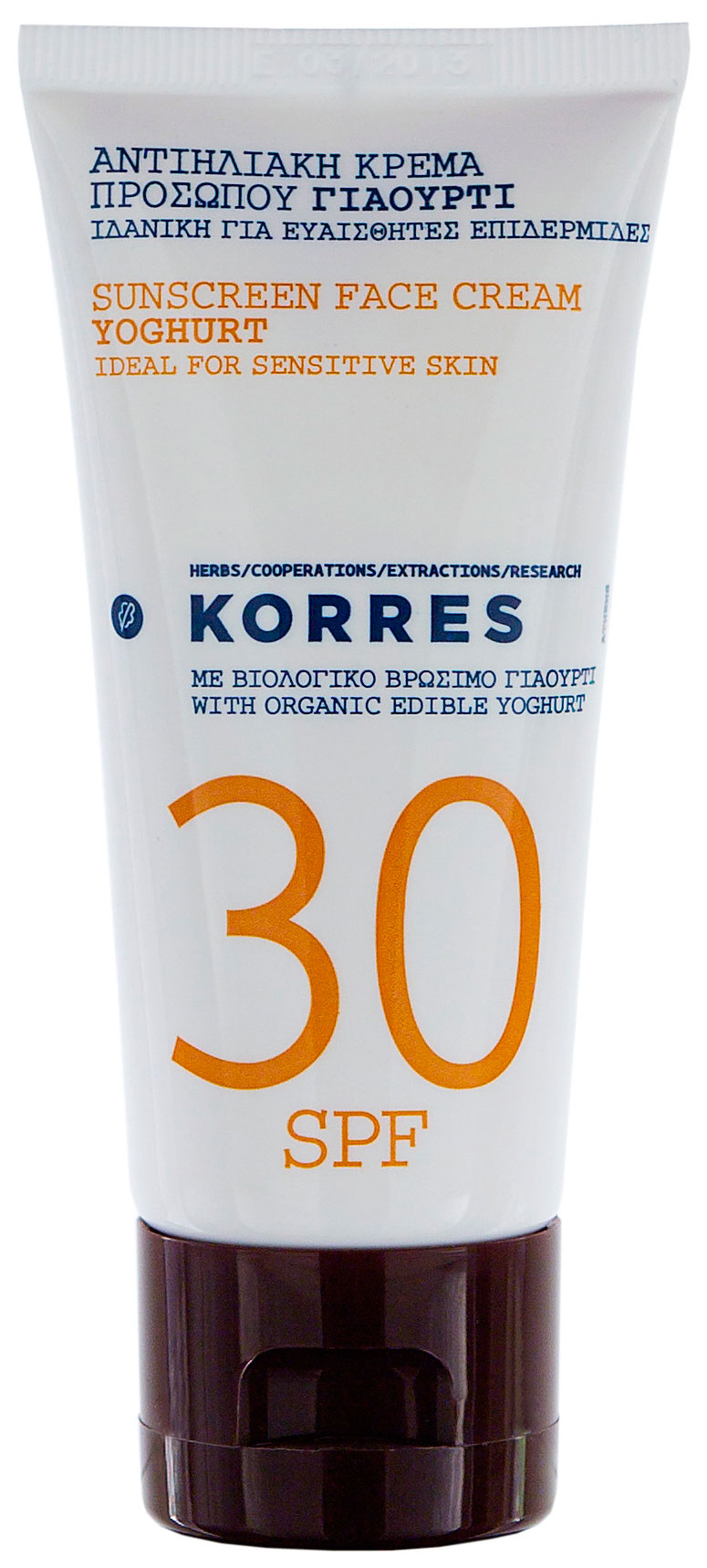 KORRES YOGHURT SUNSCREEN FACE CREAM SPF30 SENSITIVE SKIN | Vita.no