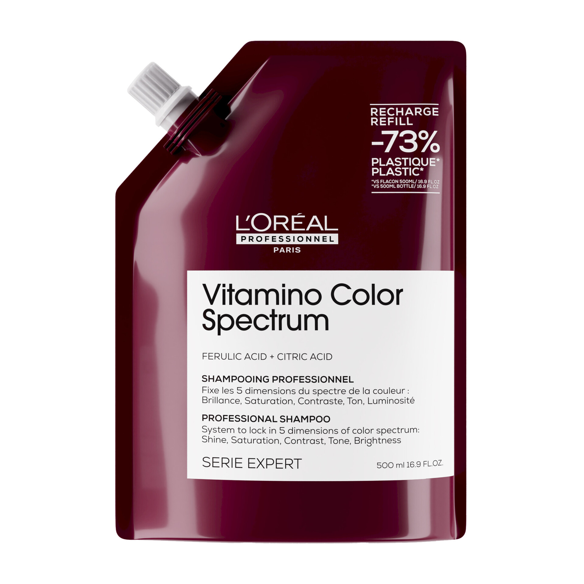 L'Oréal Professionnel Vitamino Color Spectrum Shampoo Refill 500ml ...