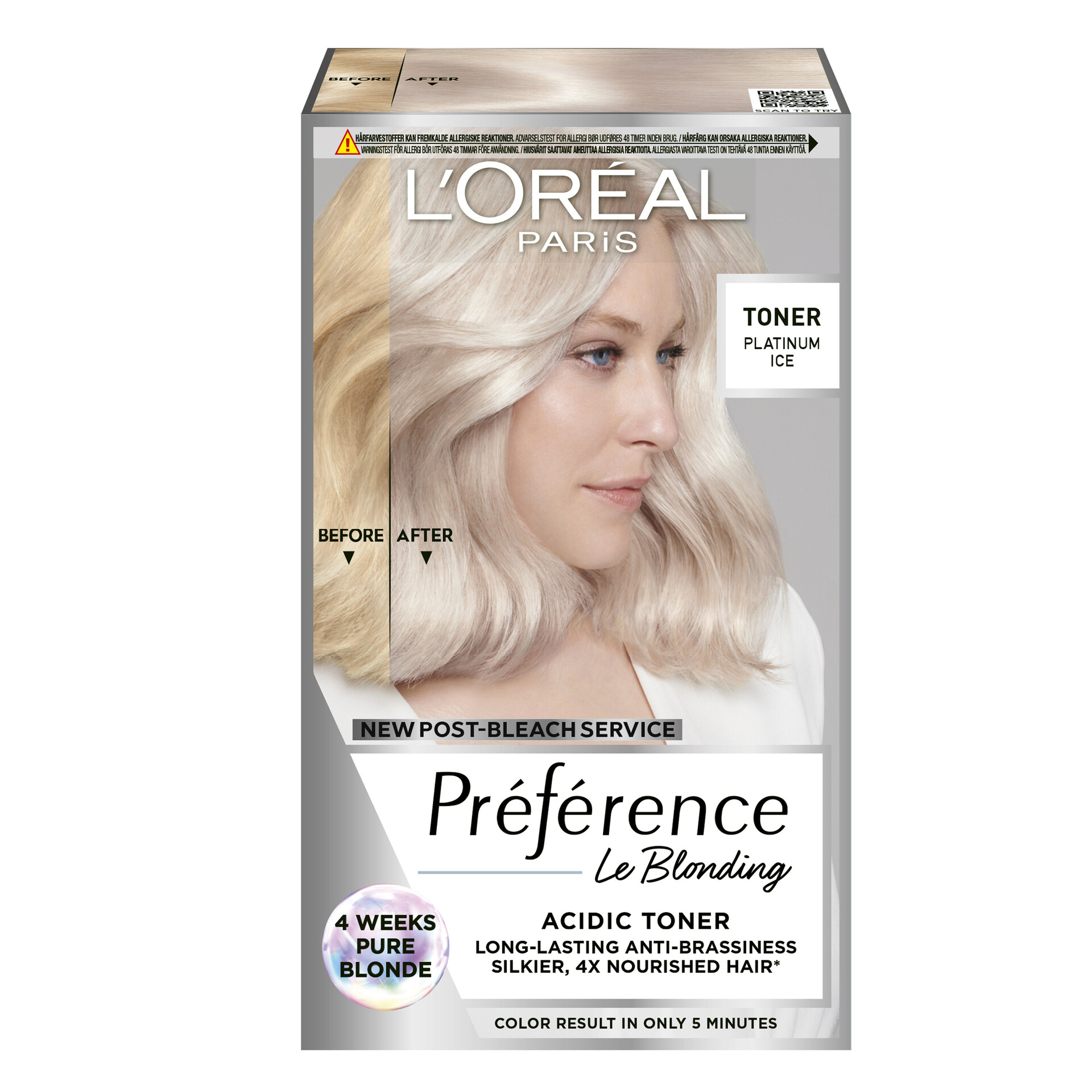 Préférence Le Blonde Acidic Toner Platinum Ice | Vita.no
