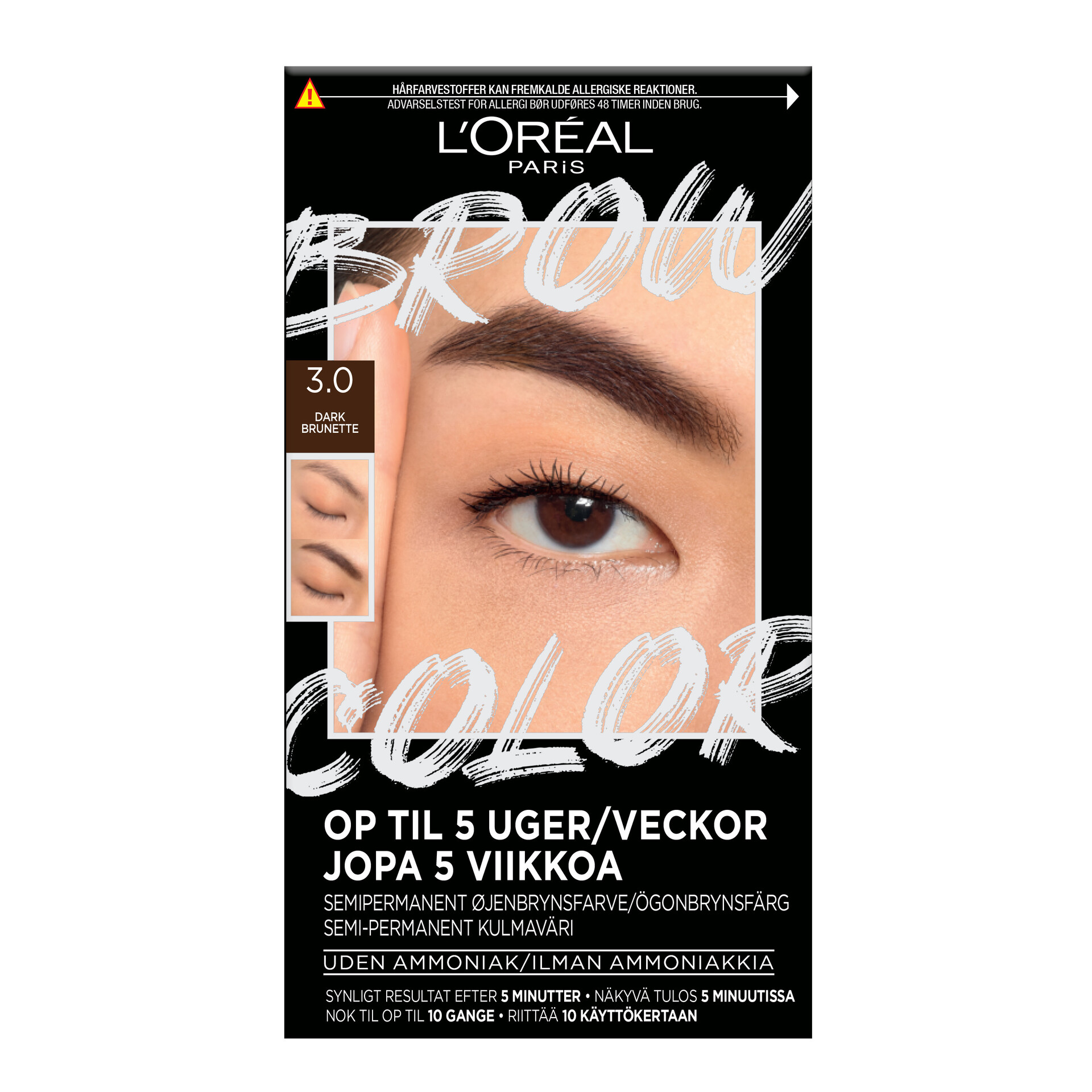 L'Oréal Brow Color Kit 03 Dark Brunette | Vita.no