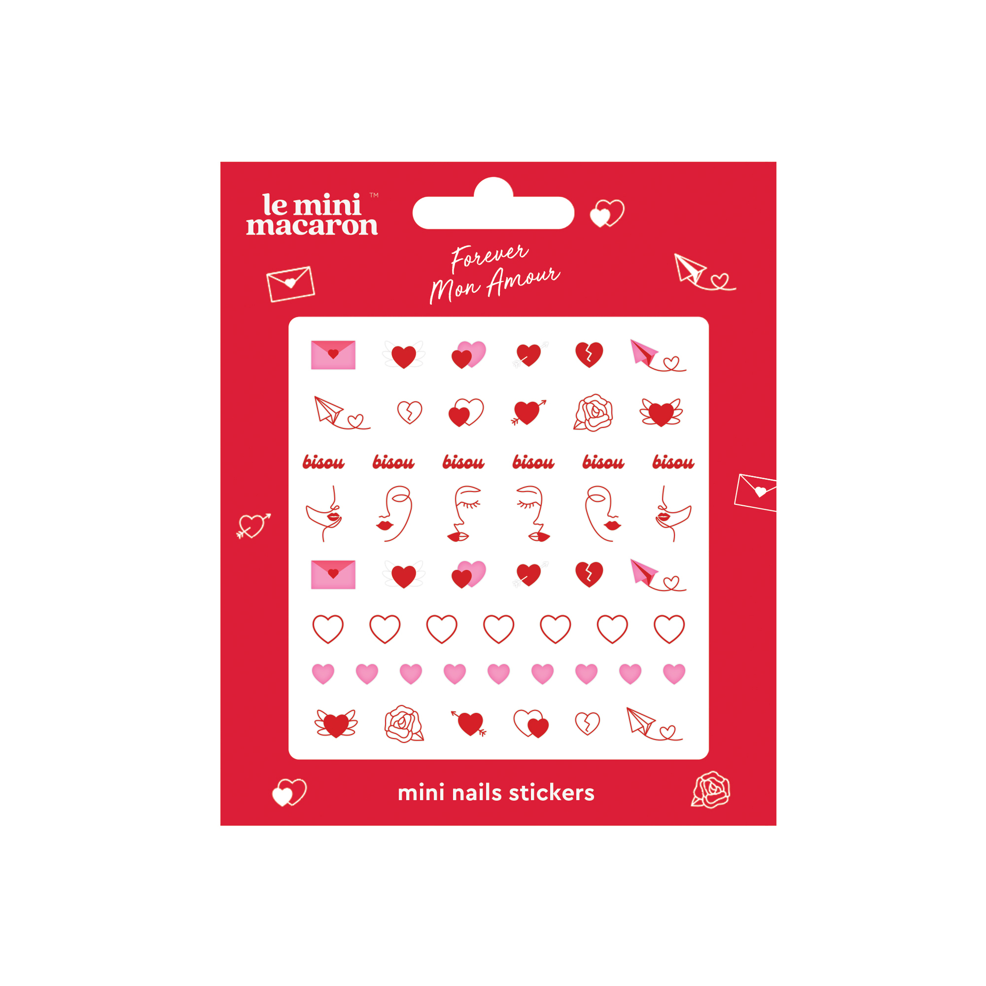Mini Nail Art Stickers Forever Mon Amour - Kreative Design | Vita.no