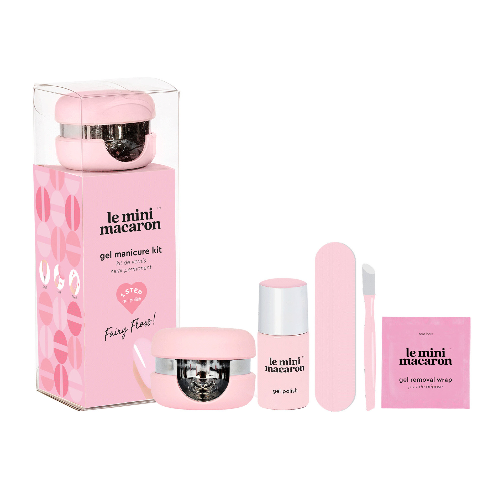 Le Mini Macaron Manicure Kit Fairy Floss | Vita.no