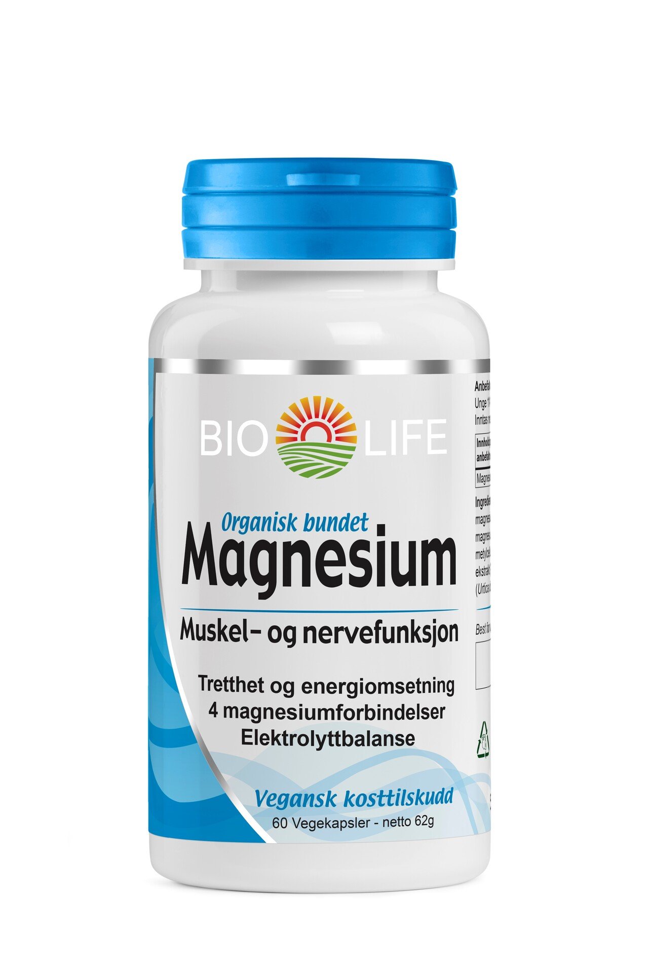 Bio Life Magnesium 60 Tabletter | Vita.no