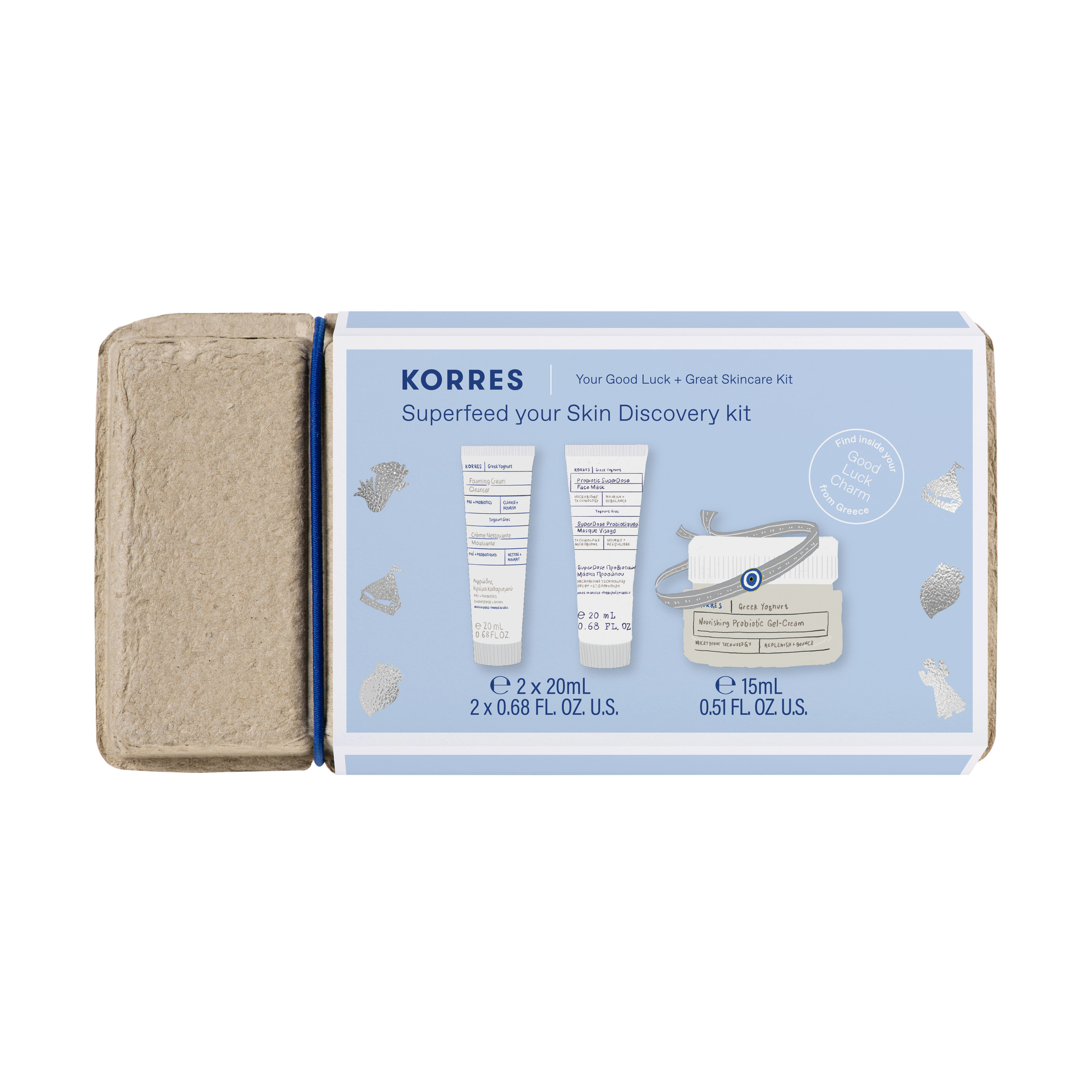 KORRES Greek Yoghurt Discovery kit (Verdi 270kr) | Vita.no