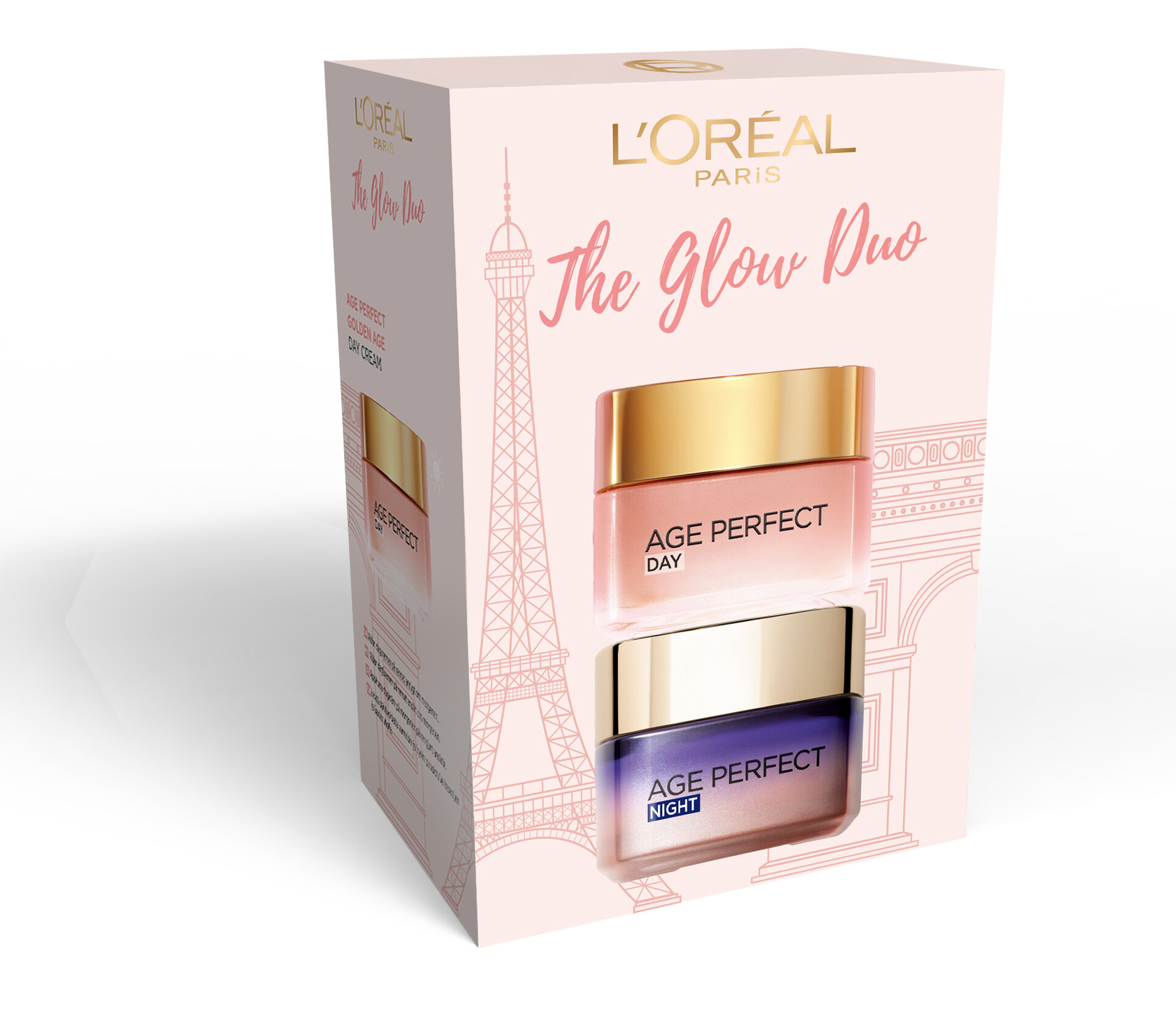 L'Oréal Paris The Glow Duo - Dag- og nattkrem | Vita.no