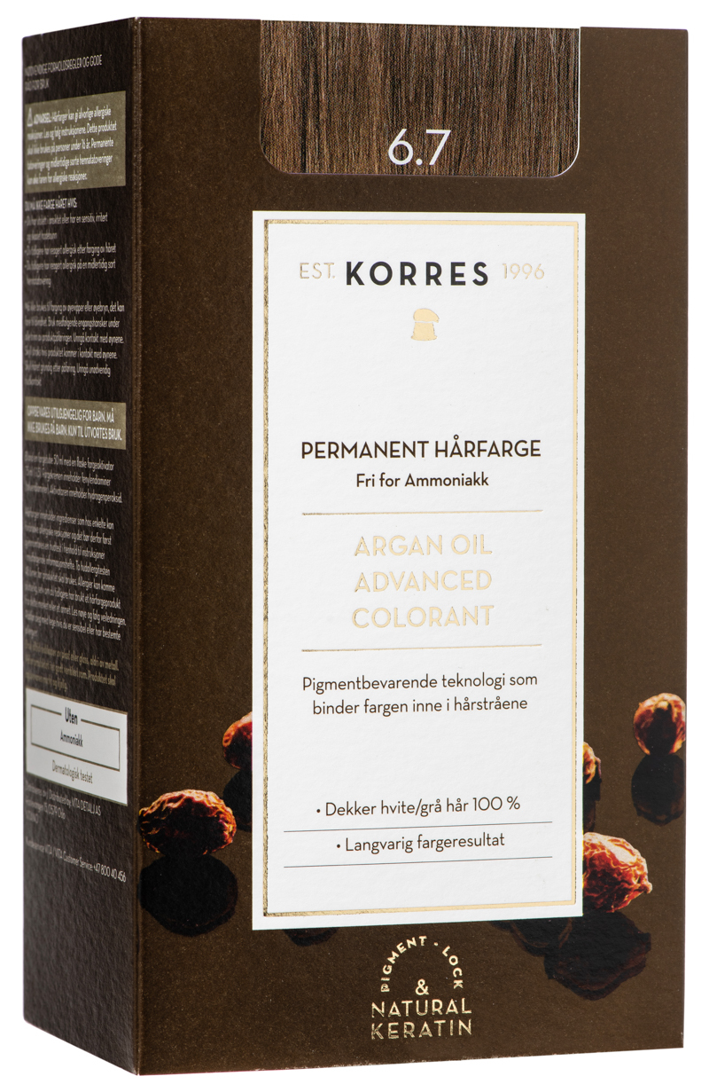 Korres Argan Oil Advanced Colorant 6.7 Cocoa | Vita.no