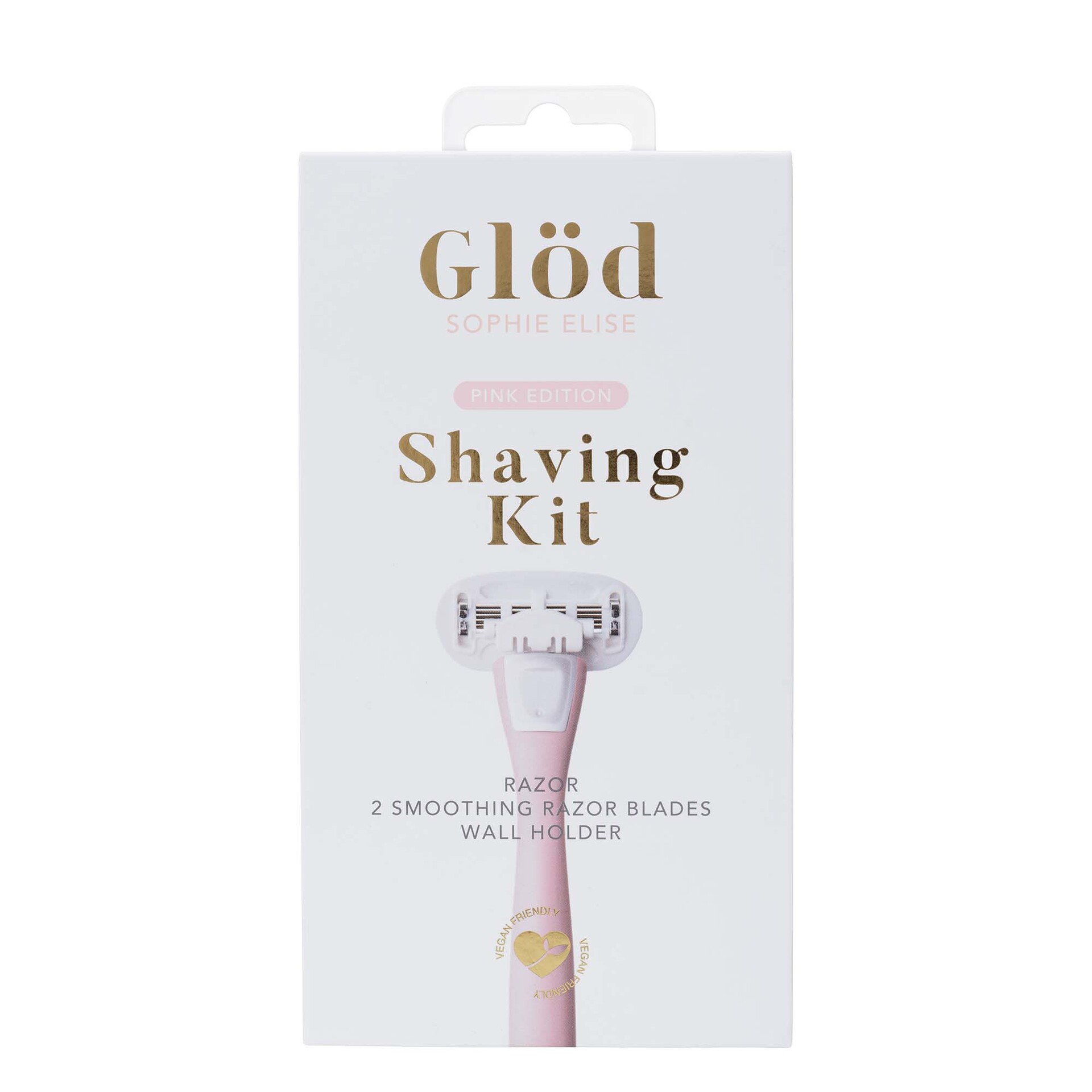Glöd Sophie Elise Shaving Kit Pink - Barberhøvel | Vita.no