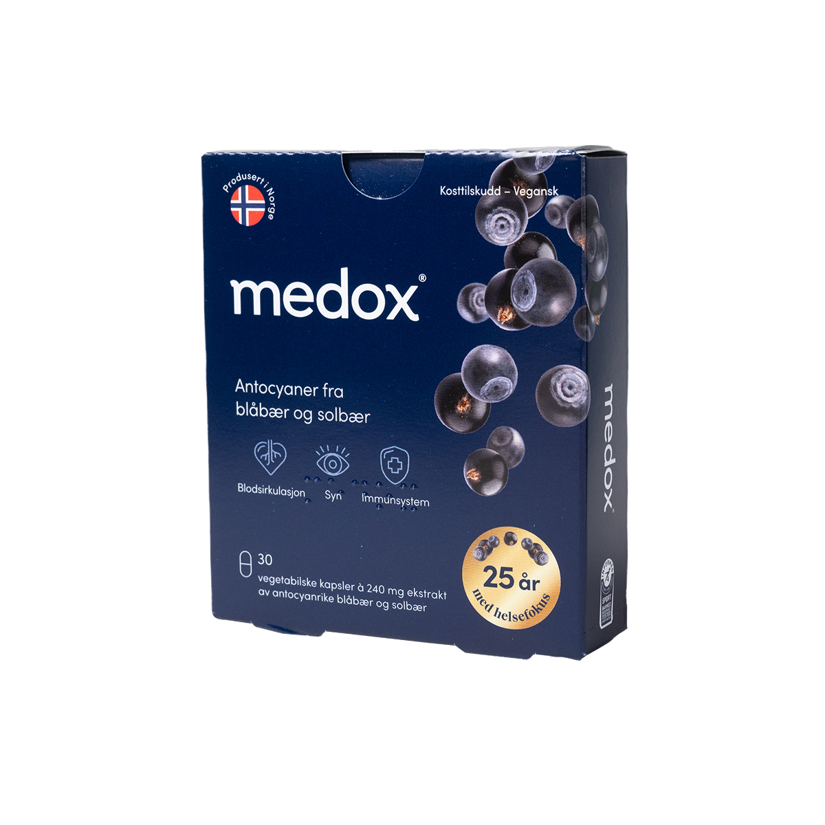 Medox 30 kapsler à 240mg antocyaner | Vita.no