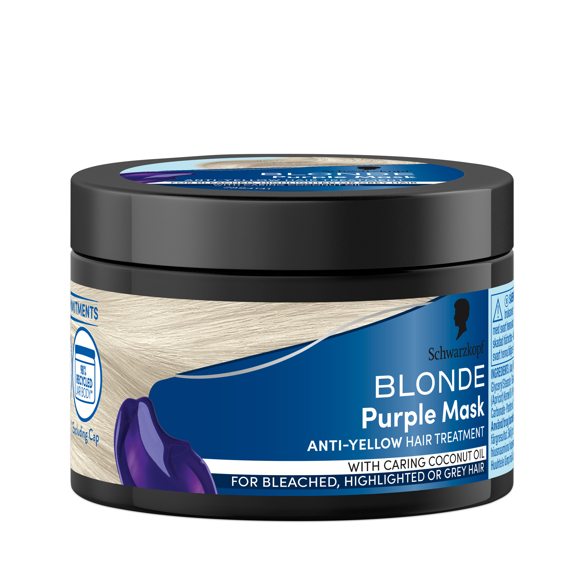 Schwarzkopf Hair Color Blonde Purple Mask 150ml | Vita.no