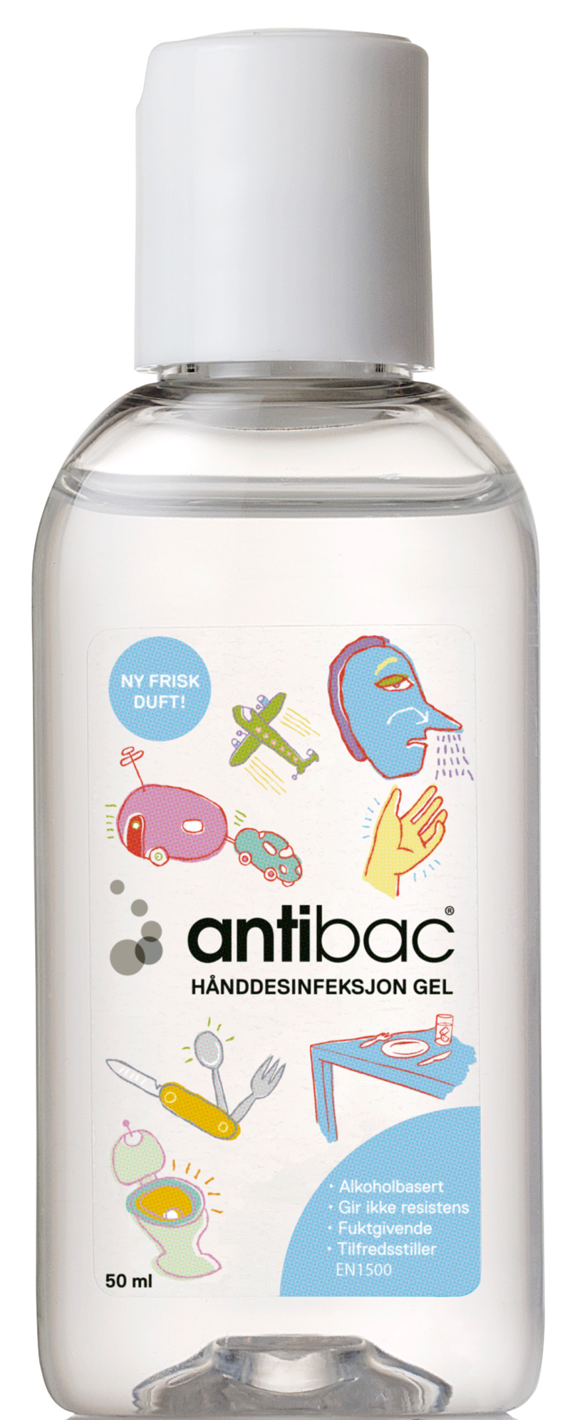 ANTIBAC HÅNDDESINFEKSJON GEL 50ML | Vita.no