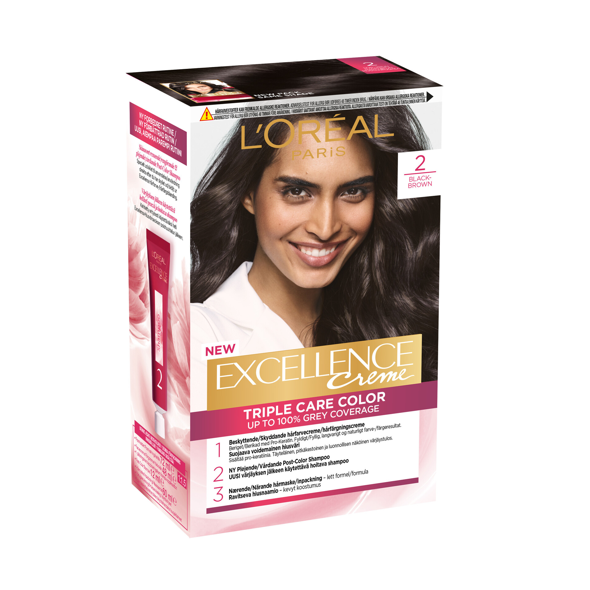 Excellence Crème 2 Black-Brown | Vita.no