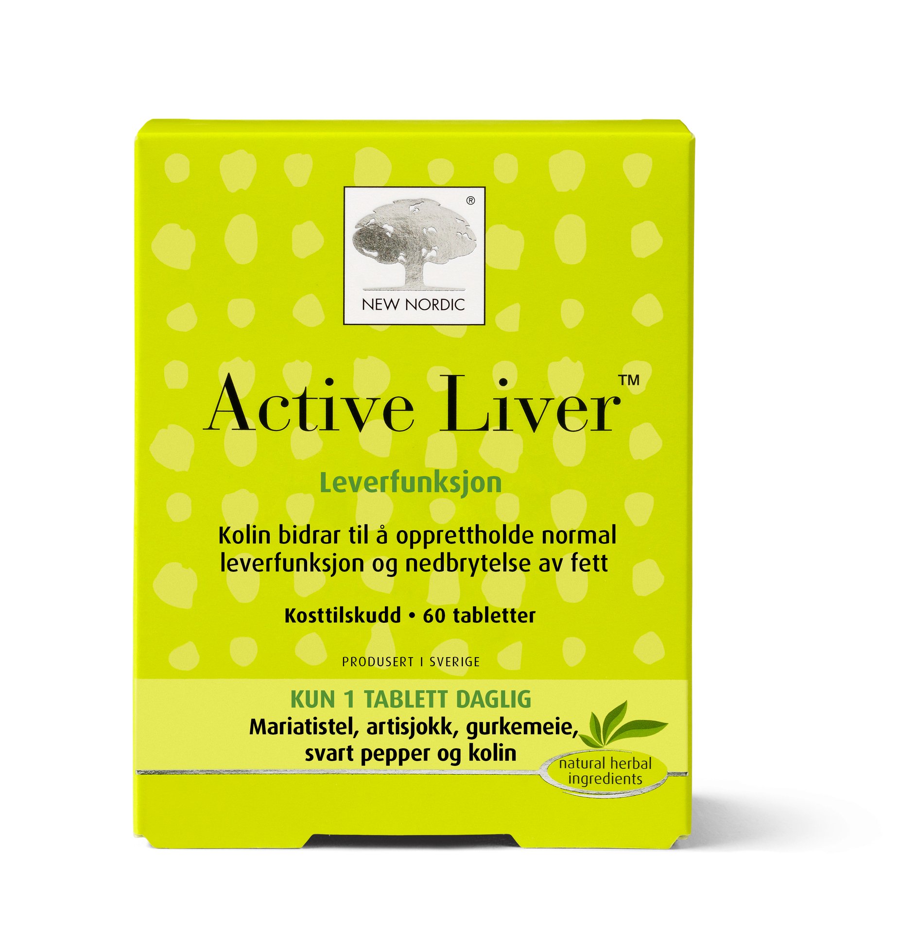 New Nordic Active Liver 60 Tabletter | Vita.no