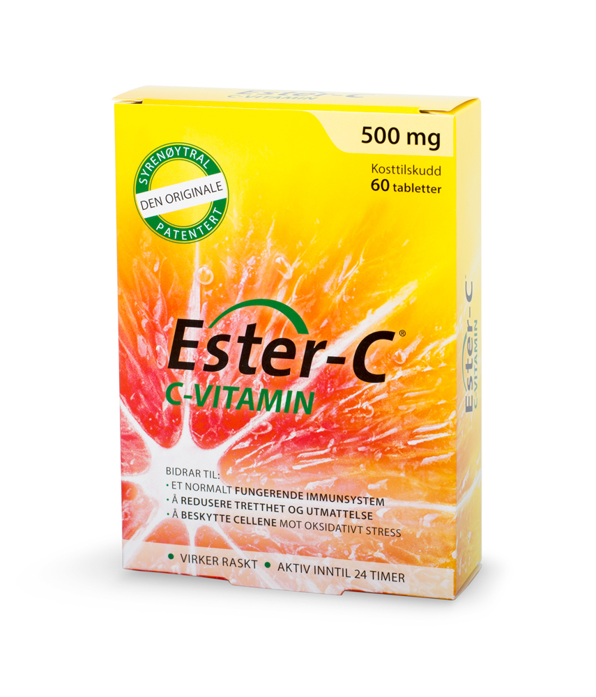 Ester-C 500 mg 60 Tabletter | Vita.no