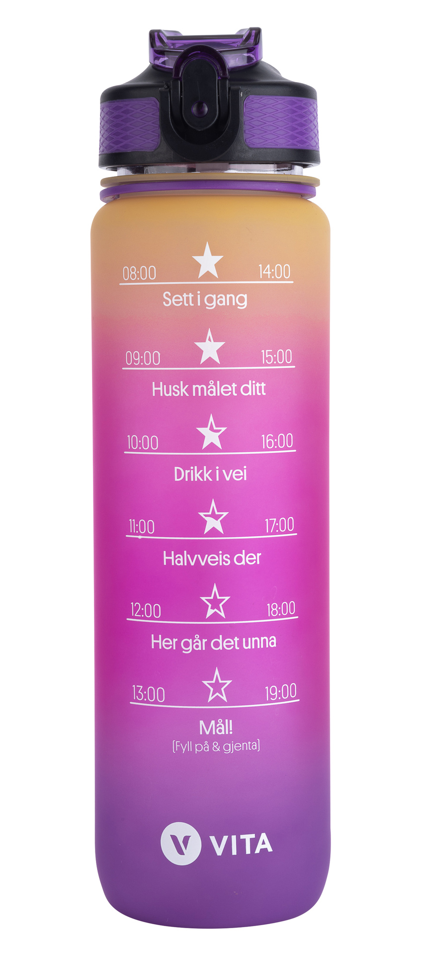 Motiverende Vannflaske Norske Talenter 900ml | Vita.no