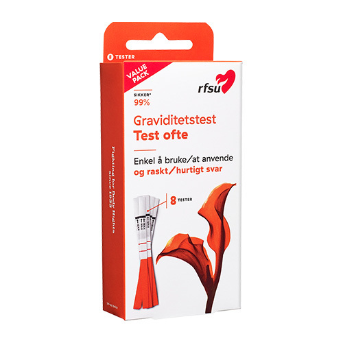RFSU Graviditetstest Ofte 8stk | Vita.no